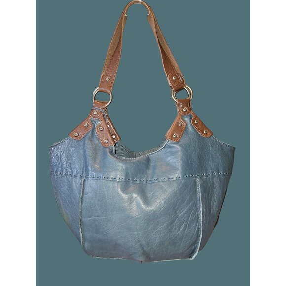 The Sak | Bags | The Sak Soft Blue Leather Hobo Shoulder Bag | Poshmark